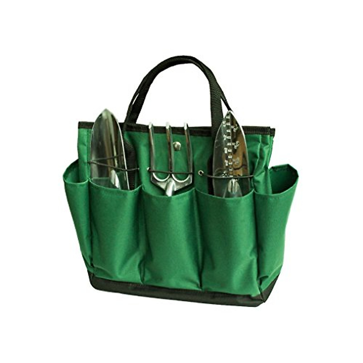 Gardening Tote Bag Garden Tool Bag Garden Tote Home Organizer Gardening Tool Kit Holder Oxford Bag Gardening Tools Organizer Tote Lawn Yard Bag with 8 Pockets