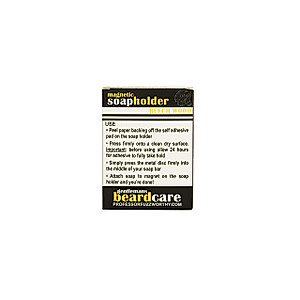 Professor Fuzzworthy Wood Air Dry Magnetic Soap Holder in-Shower Storage for Soaps & Beard Shampoo Bars - No More Soggy Soaps - Wooden Soap Dish Dispenser Bath Kitchen & Shower