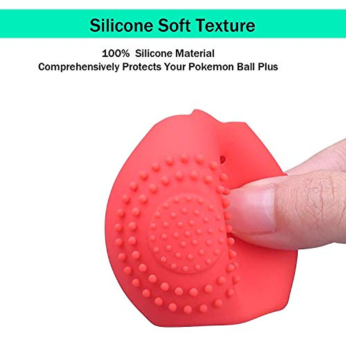 Kourpar Carry Case Cabin for Switch Pokeball Plus Controller Portable Bag Pocket Box Compatible with Nintendo Poke Ball Protecting Holder Grip Sleeve Enhancing Pokémon Lets Go Pikachu Eevee Gamer