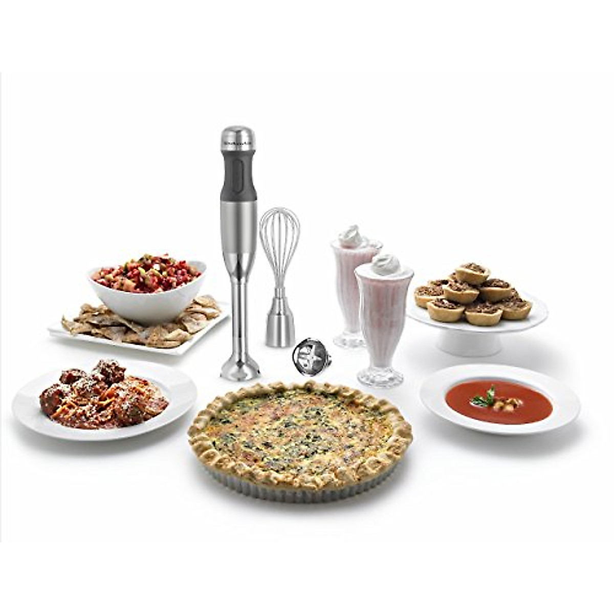 KitchenAid KHB2561CU 5-Speed Hand Blender - Contour Silver