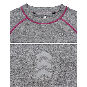 Little Donkey Andy Women's Thermal Underwear Sets Lightweight Warm Base Layers Quick Dry Wicking Top and Bottom for Winter Gray L