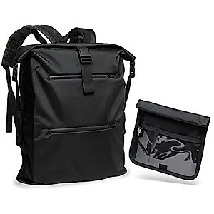 Xtreme Sight Line ~ AQUA RT Large Water-Proof Faraday Backpack / Small LITE Faraday Bag Combo ~ Tracking/Hacking Defense ~ STONE