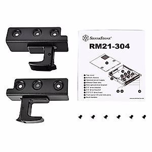 SilverStone Technology RM21-304 2U Micro-ATX Rackmount Server Chassis with Four 3.5" hot-swap Bays, SST-RM21-304