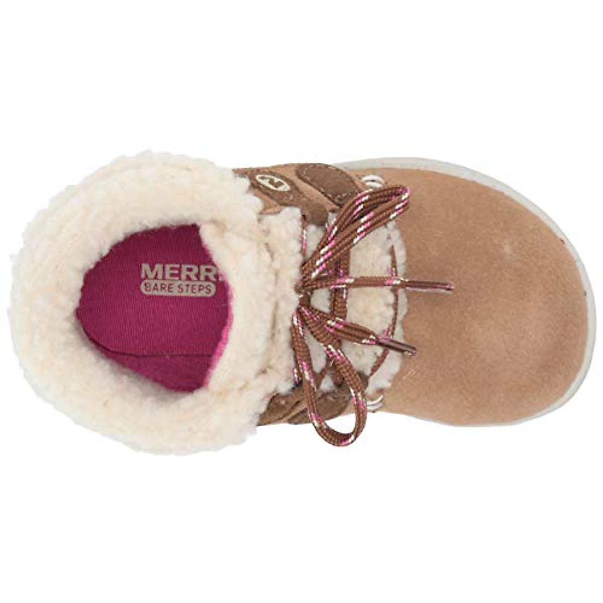 Merrell Bare Steps Cocoa Boot, Chestnut, 10 US Unisex Little Kid
