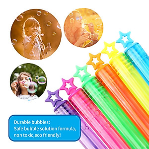 66 Pieces Mini Bubble Wands,Bubble Party Favors Assortment Toys for Kids,Themed Birthday, Halloween, Goodie Bags, Carnival Prizes, Wedding,Outdoor Gifts for Girls & Boys