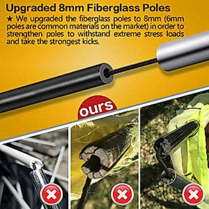 Happy Jump Soccer Goal Soccer Net for Kids Backyard 6.6x3.3 FT, 1 Pack