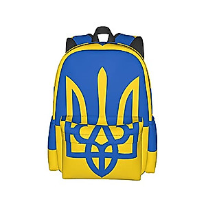 Lightweight Laptop Backpack Ukrainian flag School Backpack Bookbags Schoolbag Casual Daypacks