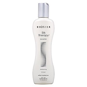 BioSilk Silk Therapy Shampoo, Gentle Hair Cleanser Delivers Healthy & Shiny Hair, Great For All Hair Types, Sulfate, Paraben & Cruelty-Free, 7 Oz