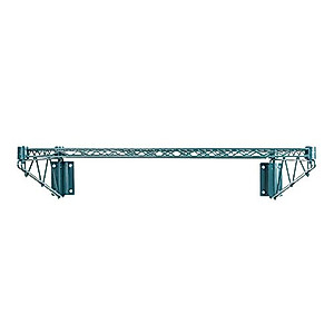 Commercial Epoxy Green Wire Shelving Wall Shelf 14 x 48 - NSF
