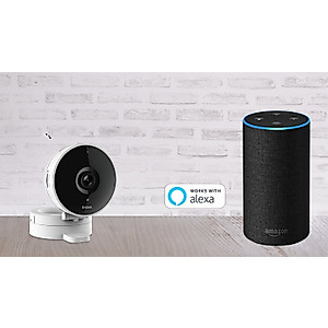 D-Link HD WiFi Indoor Security Camera, Cloud Recording, Motion Detection & Night Vision, Amazon Alexa (Echo Show/Echo Spot/Fire TV), Google Assistant (Chromecast) (DCS-8010LH-US) White/Black