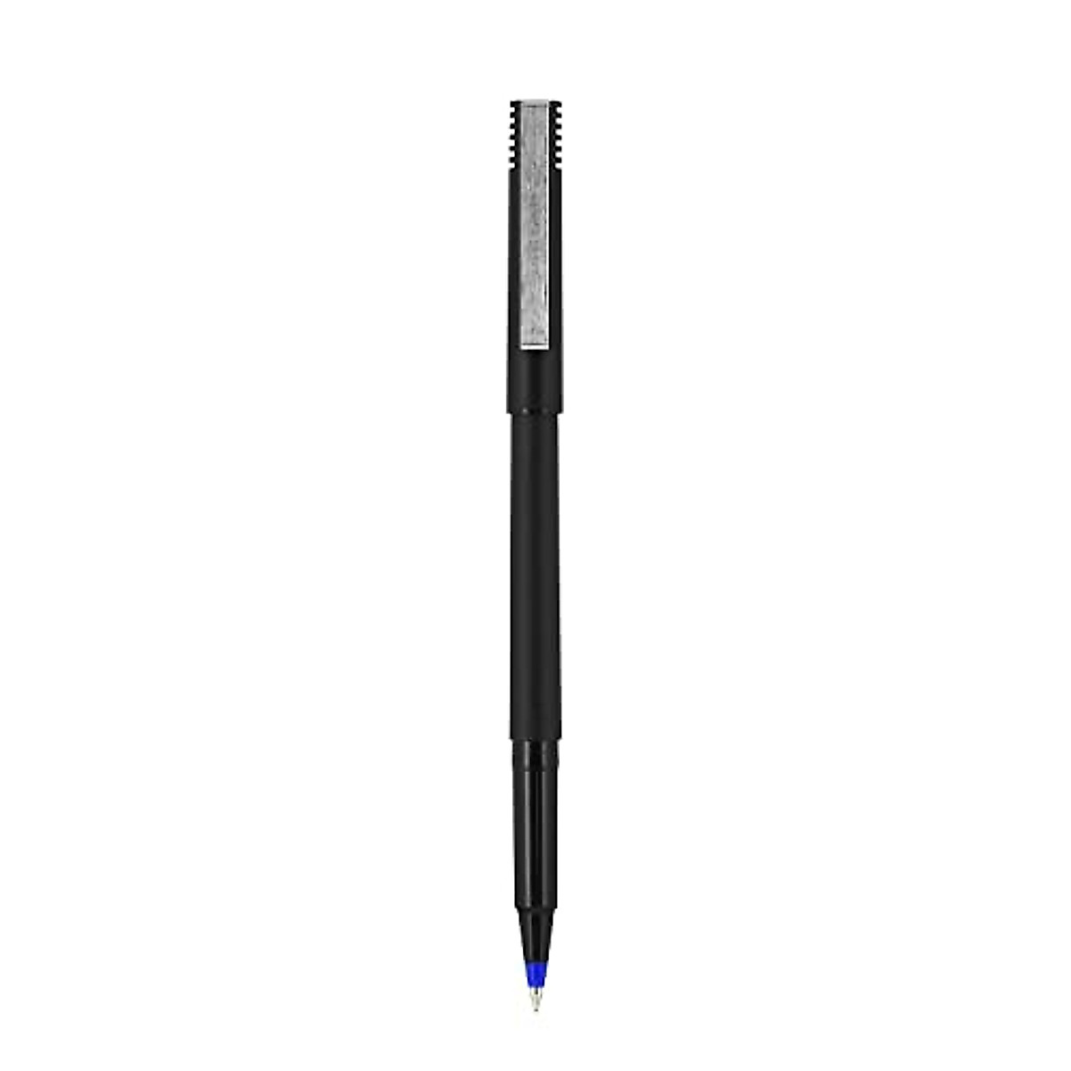 Sanford Uniball Roller Stick Pen, 0.5Mm Micro Point, Blue Ink, Dozen (60153)