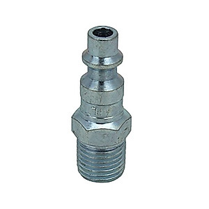 Milton Industrial Air Plug, M-STYLE, 1/4" MNPT, Air Compressor Fitting, Air Hose Quick Connect Fitting, 727 (Pack of 10)