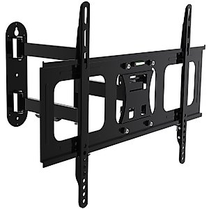 XtremPro Swivel Full Motion Articulating Tilting Low-Profile TV Wall Mount Corner Bracket for 32-70 inch Screen LCD LED Plasma 4K 3D Flat Panel Screen TV VESA up to 600 x 400mm Load Capacity 77lbs