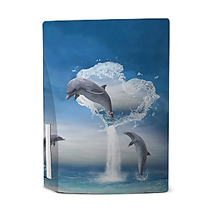 Head Case Designs Officially Licensed Simone Gatterwe Lovers Art Mix Vinyl Faceplate Sticker Gaming Skin Decal Cover Compatible With Sony PlayStation 5 PS5 Disc Edition Console