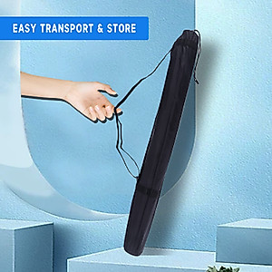 GSE Games & Sports Expert 32" x 32" Inches Rubber Anti-Slip Playmat, Mahjong, Dominoes, Poker Cards and Board Games Tabletop Cover Mat with Carrying Bag (Blue)