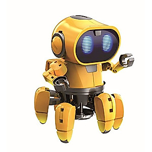 CIC21-893 Tobbie Interactive a/I Capable Robot Infrared Sensor Two Play Modes – Follow Me Explore Develops Own Emotions Gestures Sound Lighting Effects