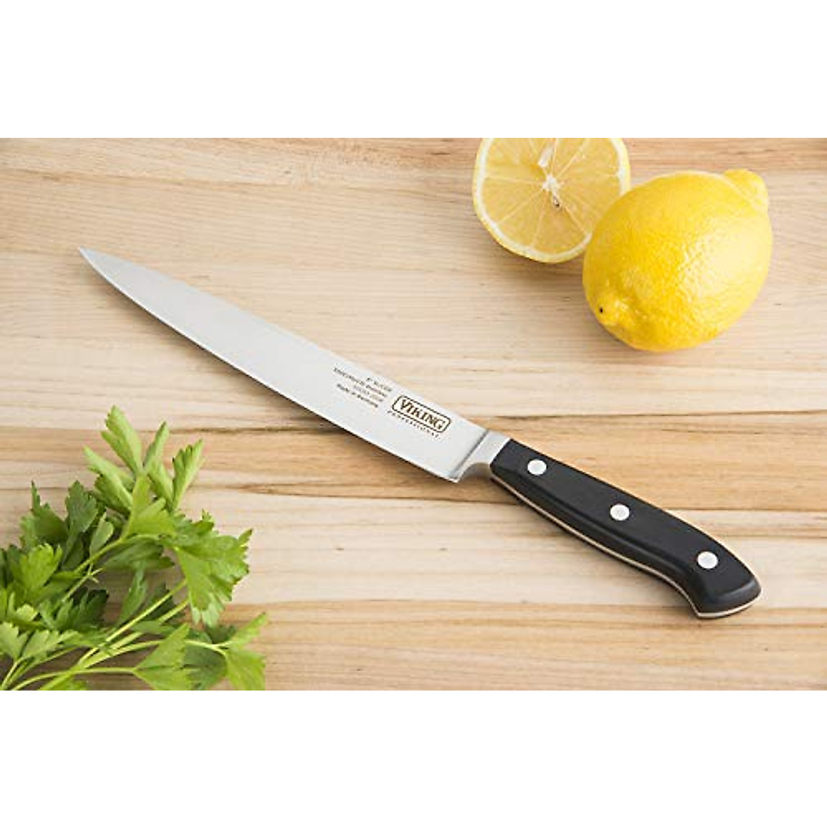 Viking Culinary Professional 7 Piece Cutlery Set German Stainless Steel, Black (40083-9907)