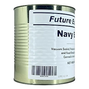 1 Can of Future Essentials Small White (Navy) Beans, Dried, #10 Can, 5 lbs Net Weight