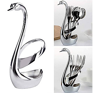 Amicc Stainless Steel Fork and Spoon Holder, Decoration Tableware Set