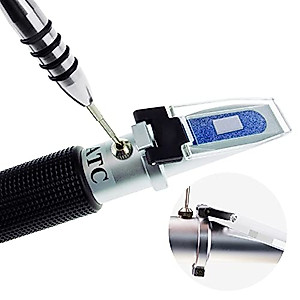 DANOPLUS Honey Moisture 58~90% Brix Refractometer with ATC, Handheld High Measuring Range Sugar Content, Honey, Jelly, Jam and Syrup