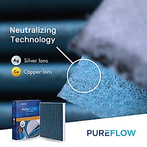 Pureflow Cabin Air Filter PC8214X|Fits 2022-21 Ford F-600 Super Duty,2022-20 F-600 Super Duty,2022-20 F-450 Super Duty,2022-17 F-450 Super Duty