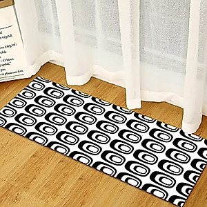OPLJ Kitchen Carpet Entrance Doormat Home Kids Living Room Anti-Slip Bath Mat Hallway Bedroom Children's Rug Doormat A9 60x180cm