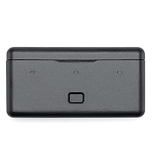 Original 2 Pack Osmo Action 3 Extreme Battery 1770 mAh with Osmo Action 3 Multifunctional Battery Case for DJI Osmo Action 3