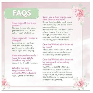 PSPH Beauty White Label Detox Hair Treatment Mask, Hair & Scalp Therapy, 250ml