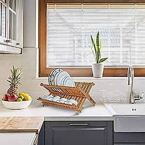 ROYAL CRAFT WOOD Storage Box Set of 5 and Dish Drying Rack