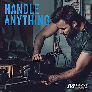 MTECH USA M-tech USA Leather Ribbed Stainless Steel Survival Knife , Brown , Small