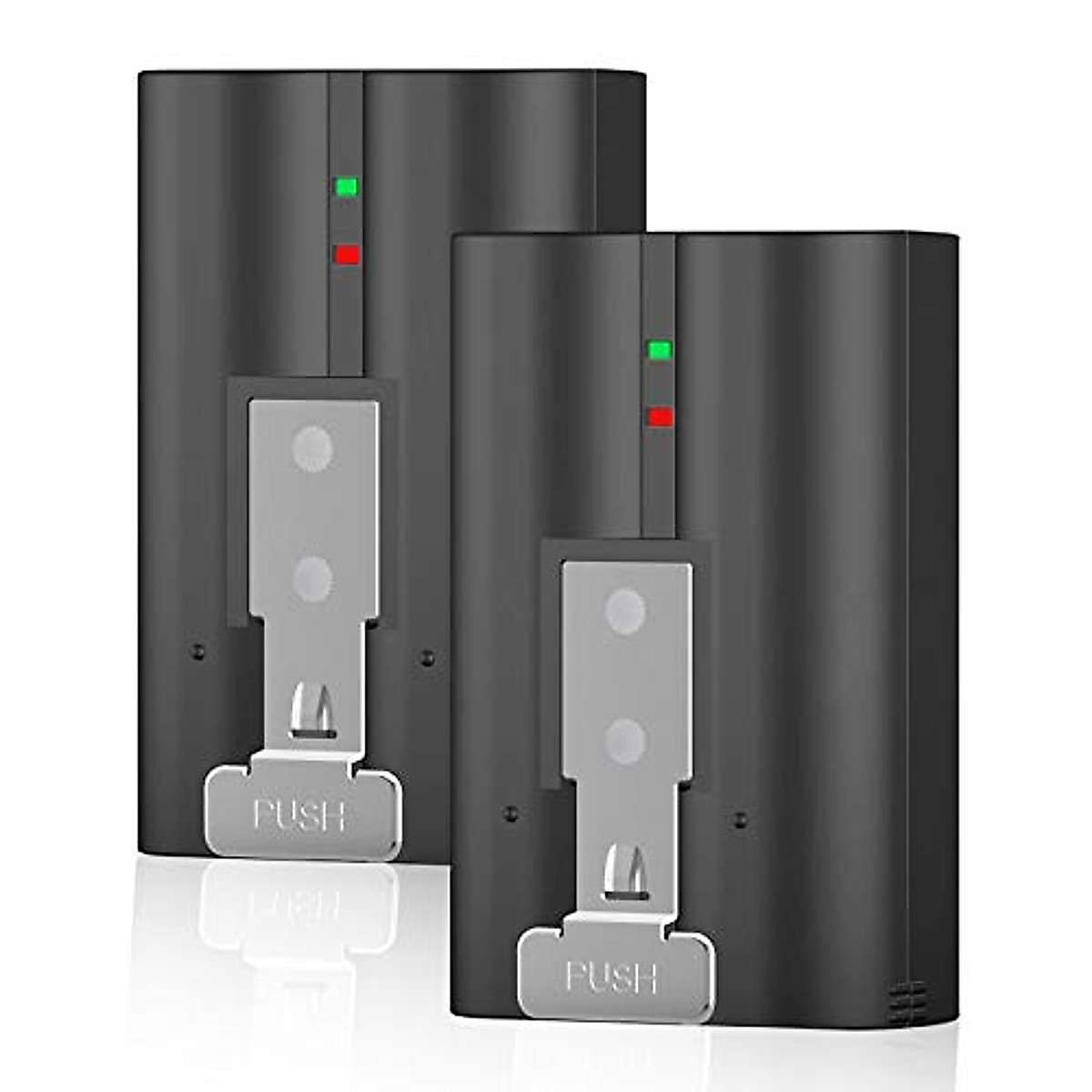 2-Pack 6040mAh Replacement Battery with Charger Station for Ring-Doorbell Camera 2/3/4, Spotlight Camera and Stick Up Cam, Rechargeable Upgraded Lithium Li-ion Batteries 3.65V Camera Indoor
