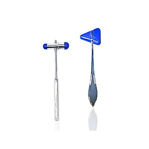 EMI Neurological Medical Examination 2 Reflex Hammer Set: Taylor and Buck Reflex Hammer - 2 Piece Bundle - Royal