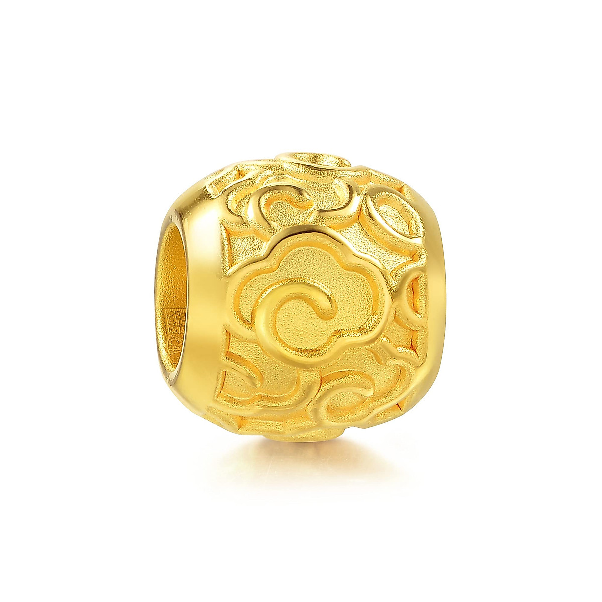 CHOW SANG SANG 999 24K Solid Gold Cloud Of Glory Charm Bracelet for Women 86337C