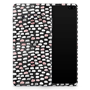 DesignSkinz Karamfila Marble & Rose Gold v6 Protective Vinyl Decal Wrap Skin Cover Compatible with The Samsung Galaxy S20 (Screen Trim & Back Glass Skin)