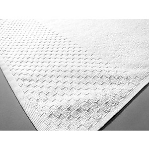 Kaufman - Premium White Deluxe Hand Towels, 17''x28'', Absorbent Towels for Gym, Hand, Spa, Beauty, 100% USA Cotton (12-Pack)