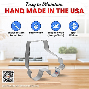 Roller Skate Cookie Cutter 4.5 Inch – Made in the USA – Foose Cookie Cutters Tin Plated Steel – Roller Skates Cookie Mold