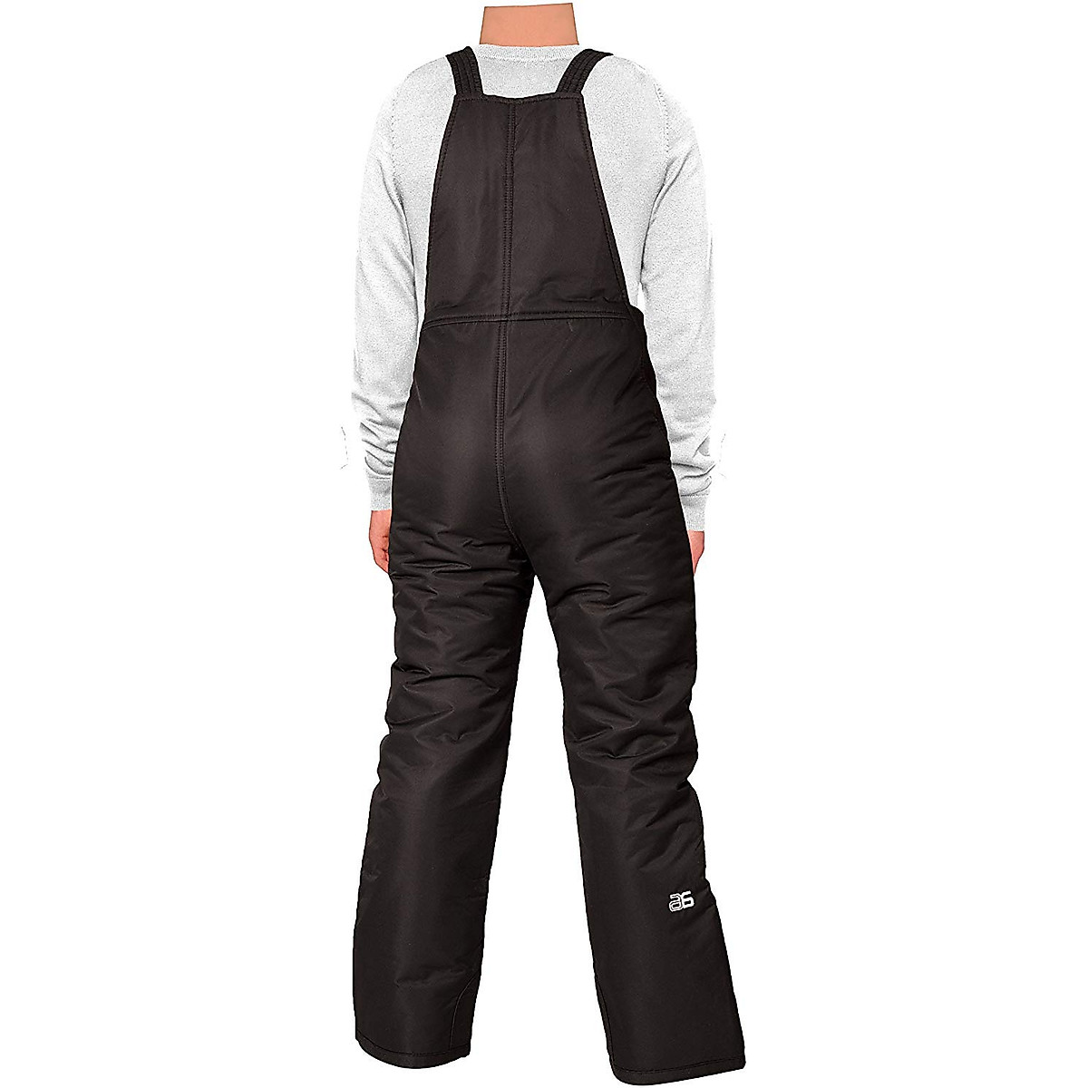 Arctix Kids Insulated Snow Bib Overalls, Black, Medium