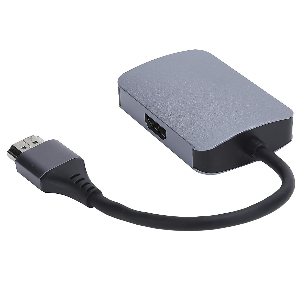 HDMI to VGA with Audio Adapter, 4 in 1 HDMI Converter o HDMIVGAMicro USB+3.5mm Audio Adapter Docking Station, Compatible for Computer, Desktop, Laptop, PC, Monitor, Projector,