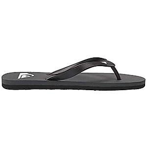 Quiksilver Men's Molokai 3 Point Flip Flop Sandal, Grey 1, 10