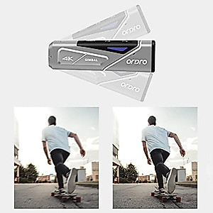 Jeanoko Digital Sports Camera, High Capacity 4K 60FPS IP65 Waterproof Digital Camera with Storage Bag for Photography(with Remote Control)