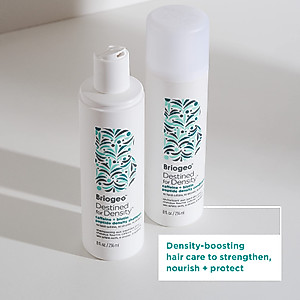 Briogeo Destined For Density Caffeine + Biotin Peptide Density Conditioner, Increases Hair Thickness and Density for Fine or Thinning Hair, Vegan, Cruelty-Free, 8 fl oz