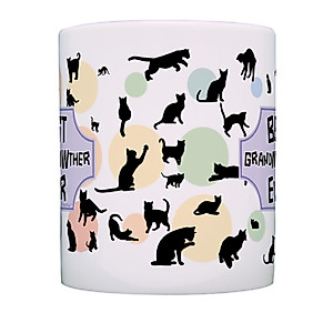 Cat Themed Gifts Best Grandmeowther Cat Cup Cat Related Gifts Cat Grandma Coffee Mug Tea Cup Multi