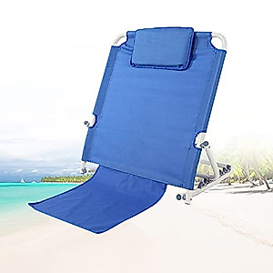 Adjustable Bed Backrest, Home Office Floor Chair with Back Support from 30°-80°, Portable Folding Backrest Floor Seat Indoor & Outdoor Floor Chair for Orthopedic Neck, Head and Lumbar Support