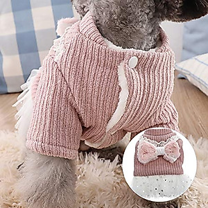 - Supplies Party Pet Clothes Outfit Apparels Adorable Birthday Winter Dress Fashion Lovely Costume Dogs Costumes Cat and Dog Clothing Warm Puppy for Comfortable Small Daily