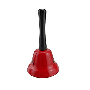 Honbay 2Pcs of Hand Bells, Call Bell for Family Loves, Musical Hand Bells, Cow bells with Stick Grip Handle Bell for Cheering at Sporting & Wedding Events, Food Line, Alarm, Jingles, Ringing