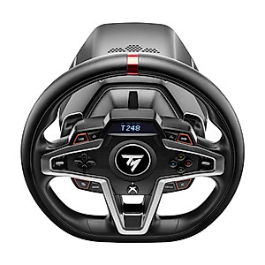 Thrustmaster T248X, Racing Wheel and Magnetic Pedals, HYBRID DRIVE, Magnetic Paddle Shifters, Dynamic Force Feedback, Screen with Racing Information (Compatible with XBOX Series X/S, One, PC)