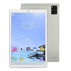 10in Tablet, 2.4G 5G Dual Band 100‑240V Dual Speakers Tablet PC for Elderly (US Plug)