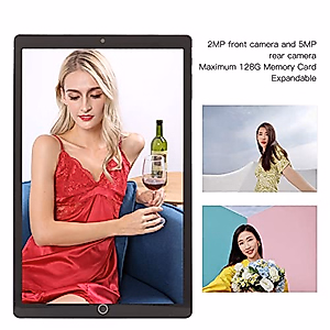 FOTABPYTI Calling Tablet, 4GB RAM 64GB ROM Green 100-240V 2560x1600 Resolution 10.1 Inch HD Tablet for Android 12 for Study (US Plug)