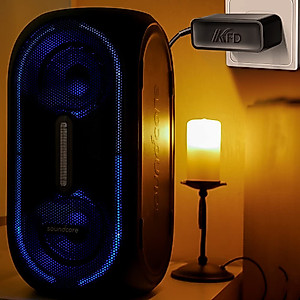 for Anker Soundcore Charger, KFD 15V AC Adapter for Anker Soundcore Rave Mini A3390 A3390Z11 AK-A3390Z11 AKA3390Z11 A3390H12 PartyCast 80W IPX7 Waterproof Bluetooth Portable Speaker Power Supply Cord