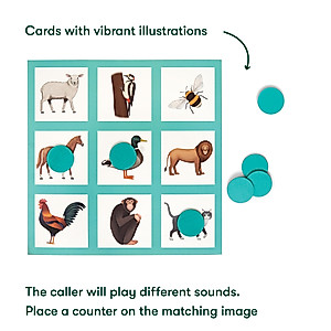 Relish Animal Bingo Game - Alzheimer’s Products & Dementia Activities, Dementia Games & Gifts for Seniors and Elderly